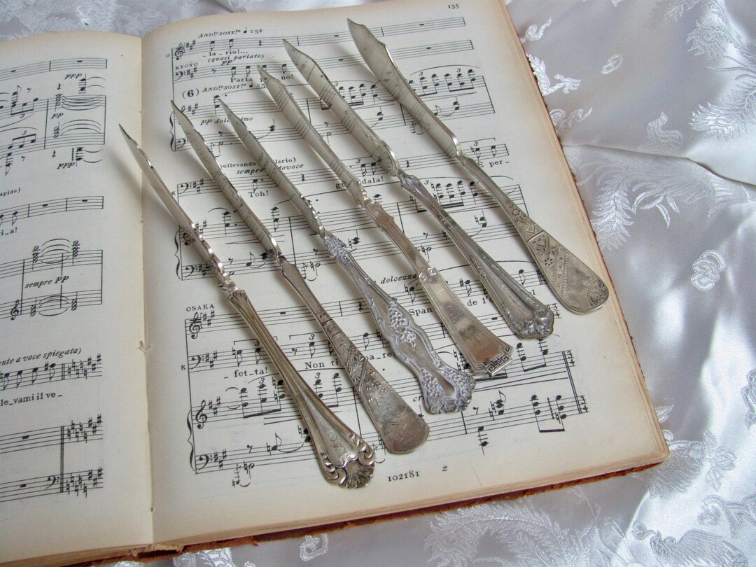 Antique Silver Plate Twisted Master Butter Knife Orante Fancy Rare YOUR ...