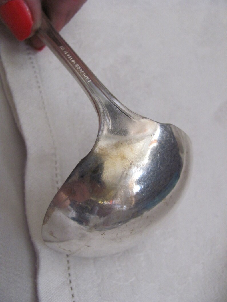 Lady Doris Ladle Gravy Cream Sauce Soup Ladle Silver Plate - Etsy