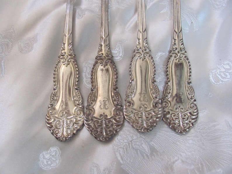 Benedict Five Pattern // Silver Plate Cake Pastry Dessert Forks Set of ...