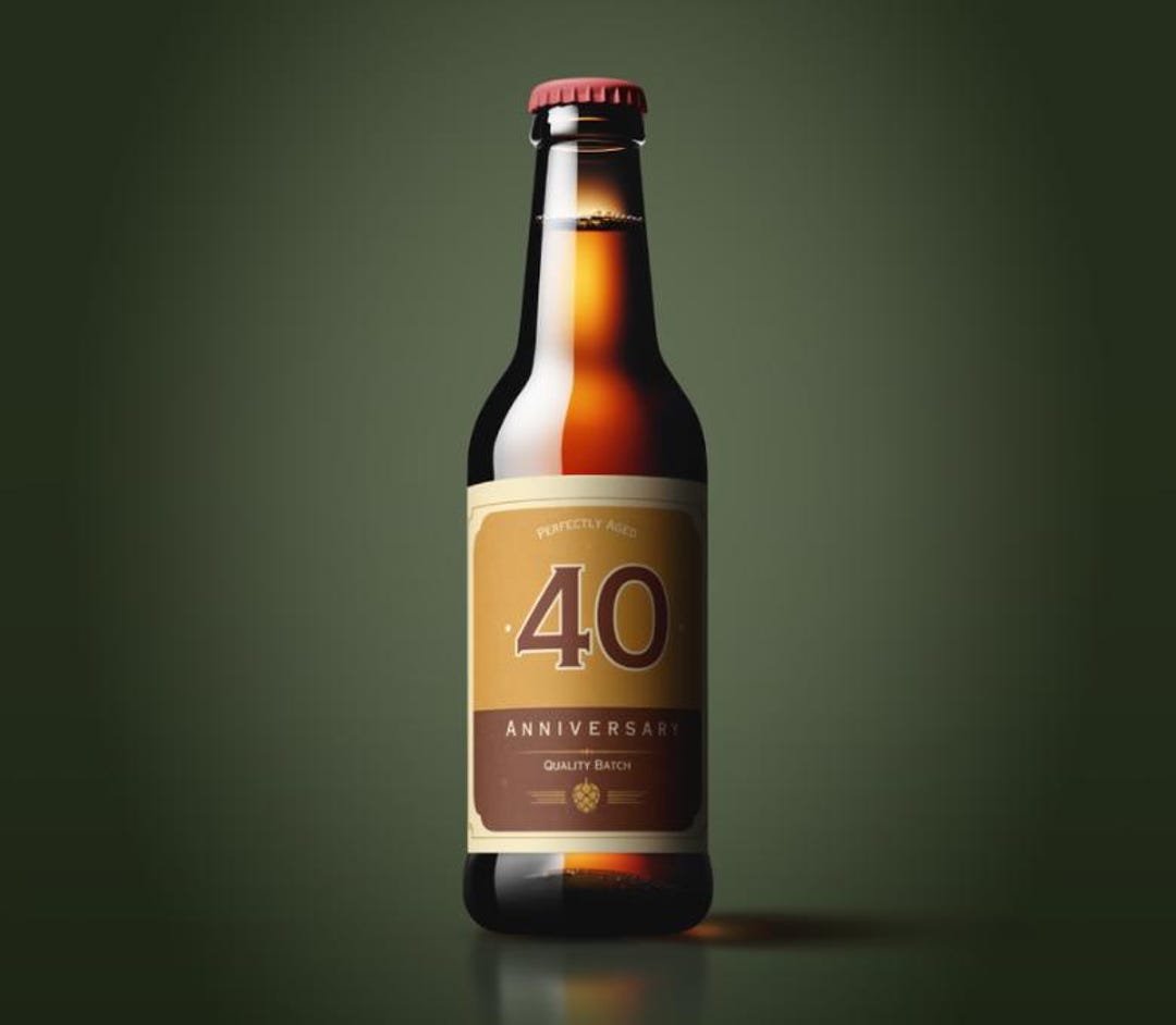 40th Birthday Party Beer Labels – Instant Download Printable - Etsy
