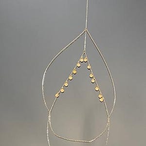 14K Gold Plated Body Chain, Gold Leg Chain, Leg Chain, Gold Body Chain ...