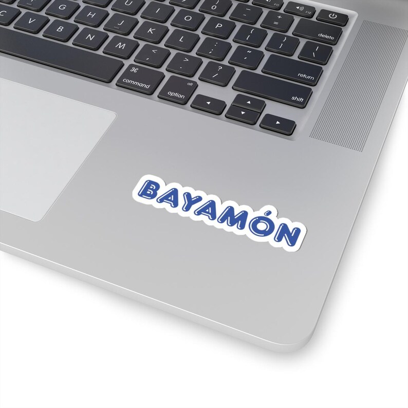 Customizable Puerto Rico Town Sticker: Blue Bubble Letter Vinyl Decal ...