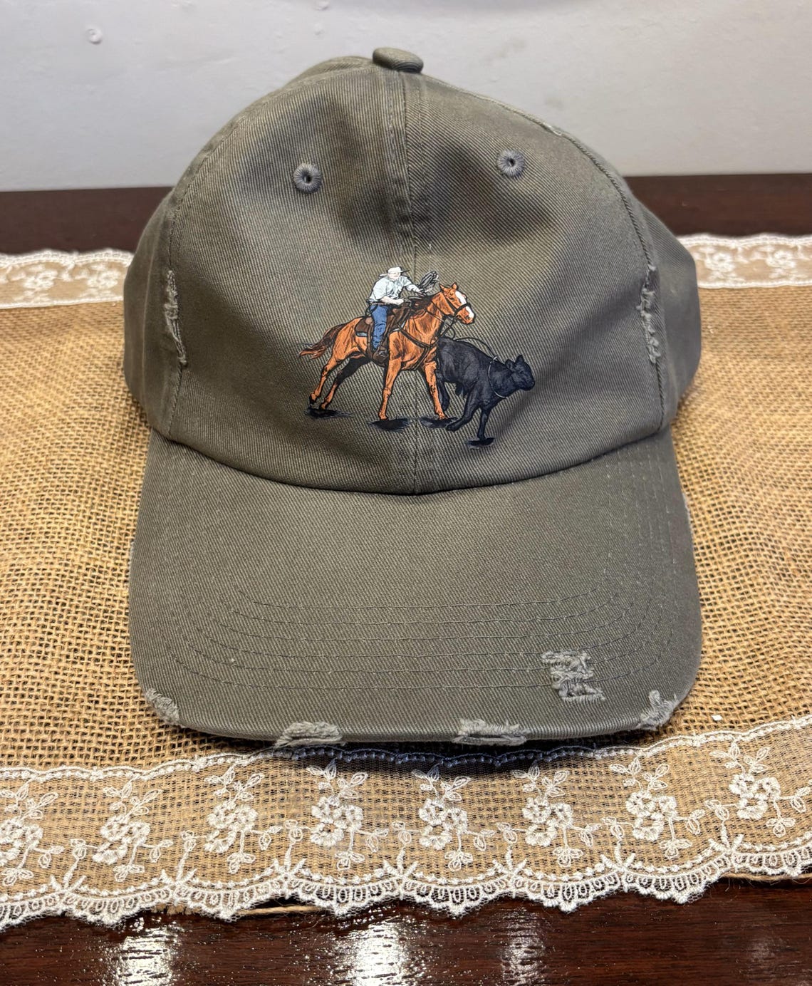 Cowboy Roper Cap - Etsy