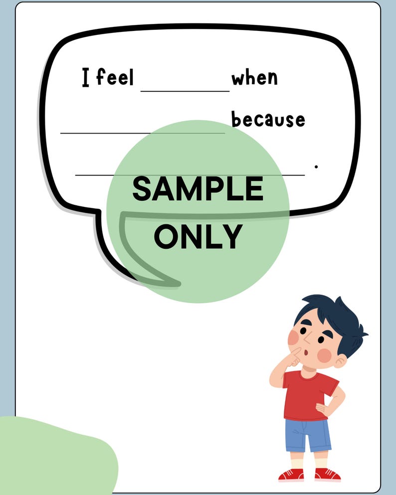 Emotion & Coping Skills Charts for Children | Asd-friendly Visual Tools ...