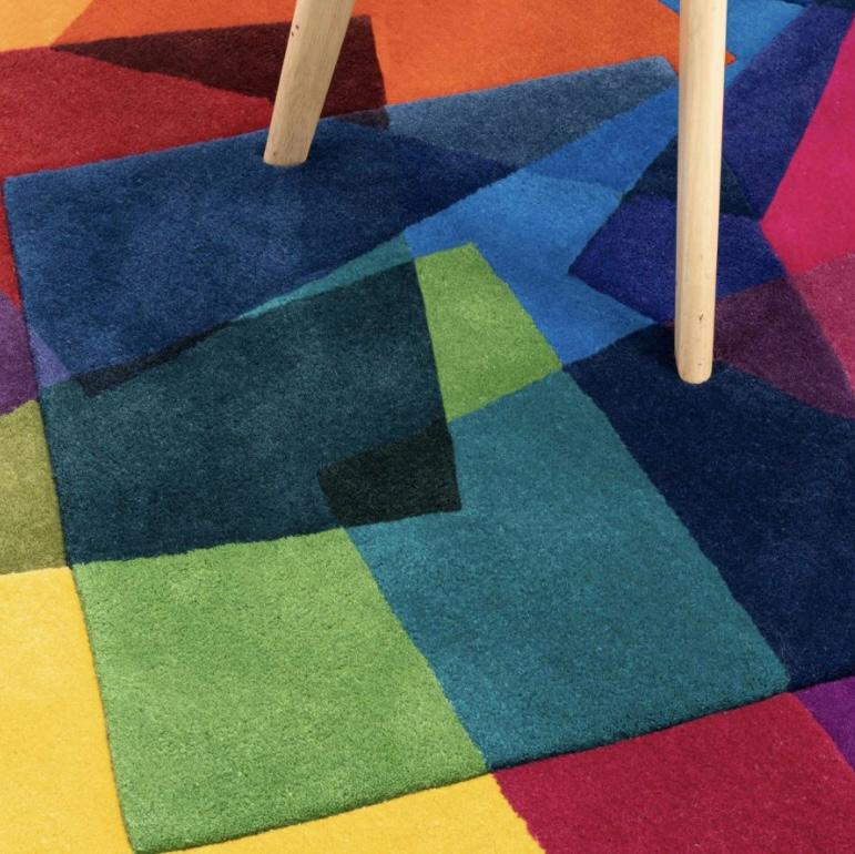Rectangle Shape Colour Full of the Carpets for the Combination Hand ...