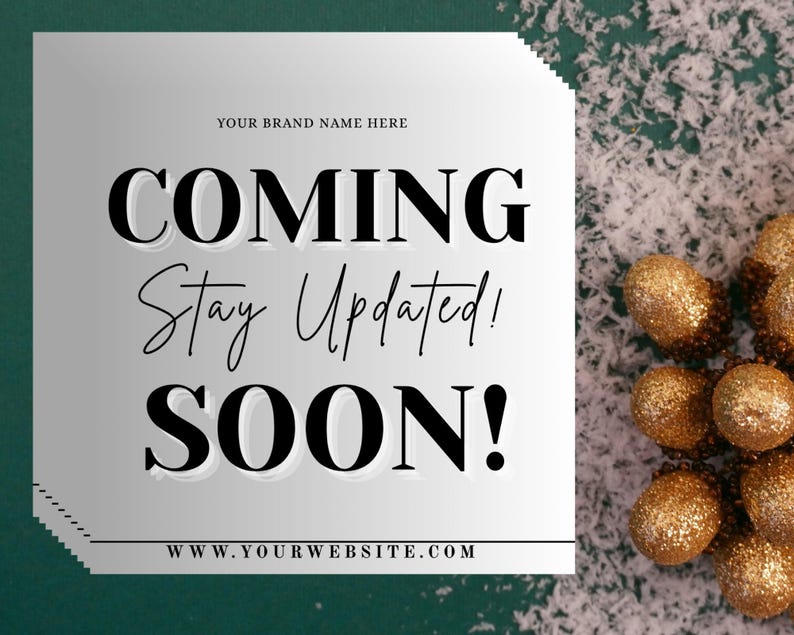 Coming Soon Flyer Template: Editable Launch Announcement, Canva Design ...