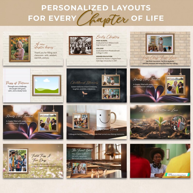 Teacher Retirement Farewell Personalized Digital Video Movie & Photo ...