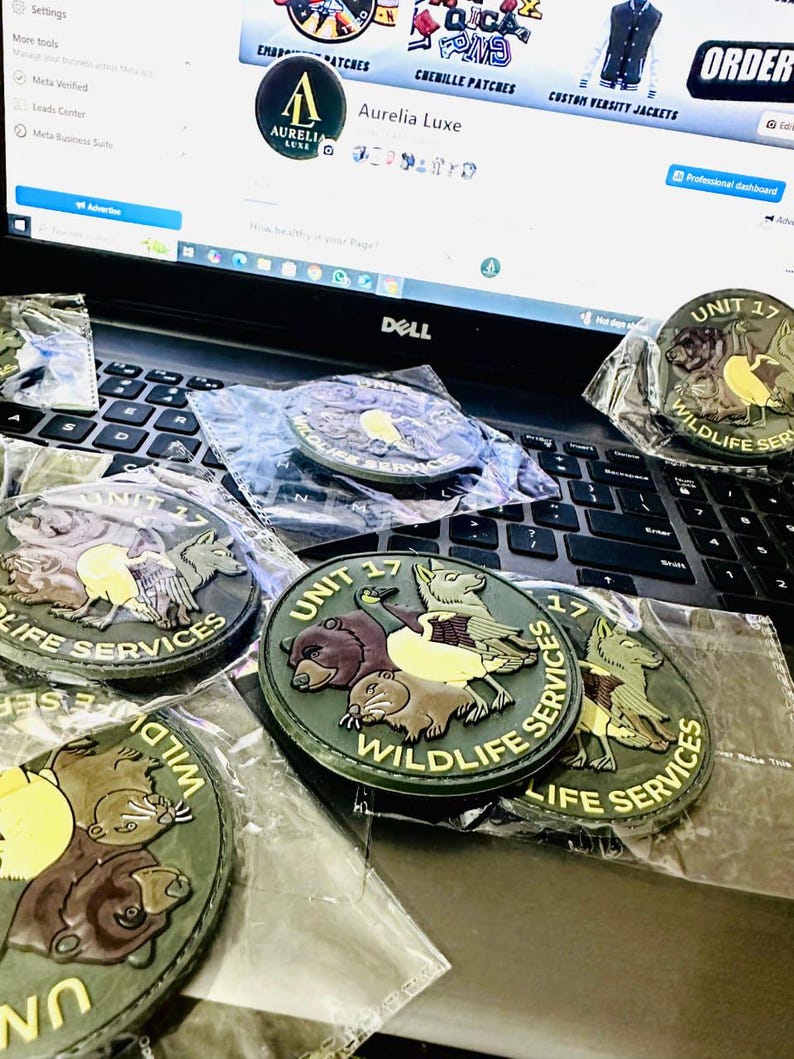 Custom 3D PVC Patches | Raised Rubber Logo, Velcro Back - Etsy