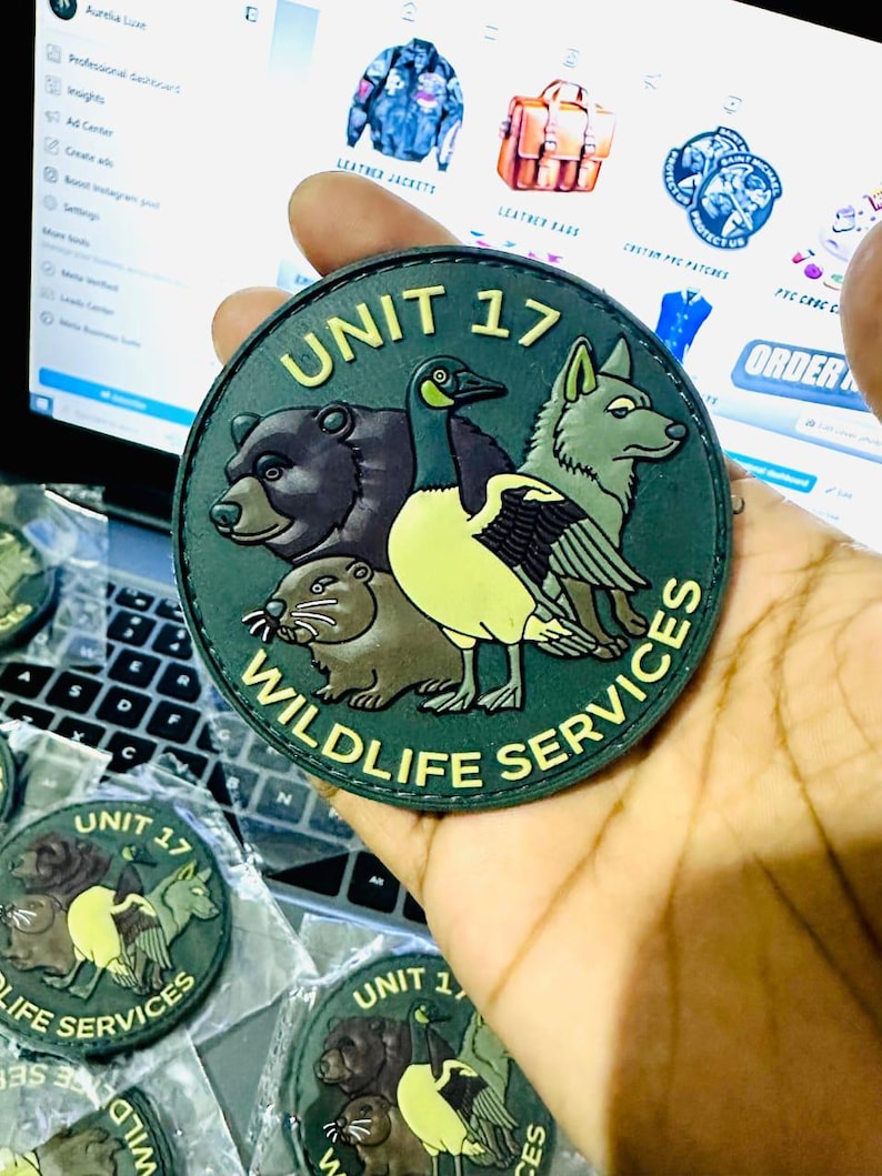 Custom 3D PVC Patches | Raised Rubber Logo, Velcro Back - Etsy