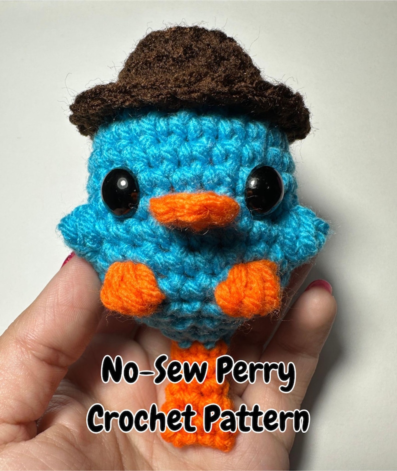 No-sew Perry Crochet PATTERN - Etsy