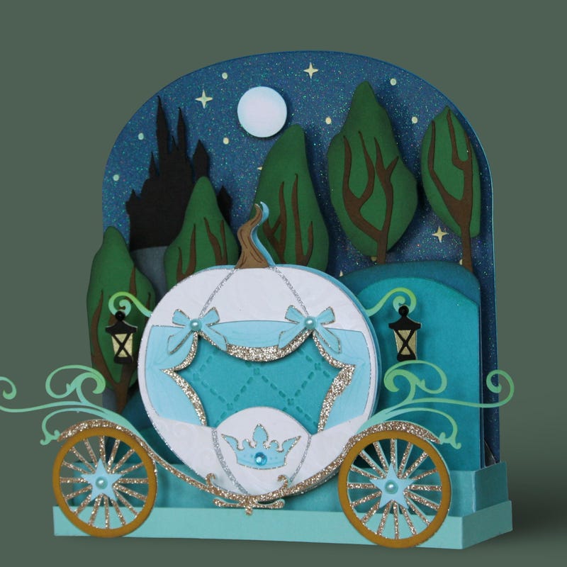 Cinderella Card Box - Etsy