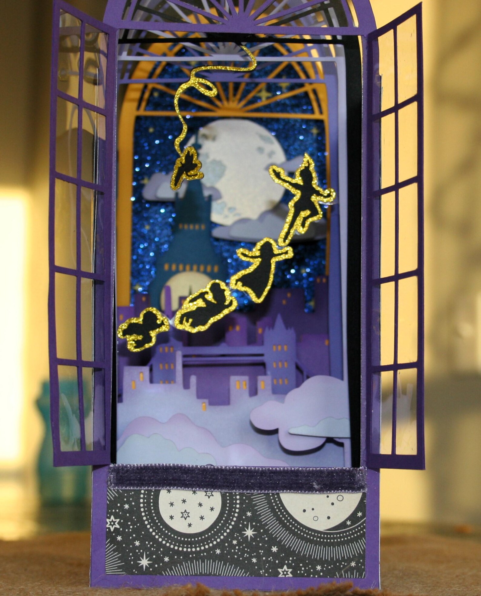 Peter Pan 3D Book Nook SVG File – London Skyline Flying Scene - Etsy