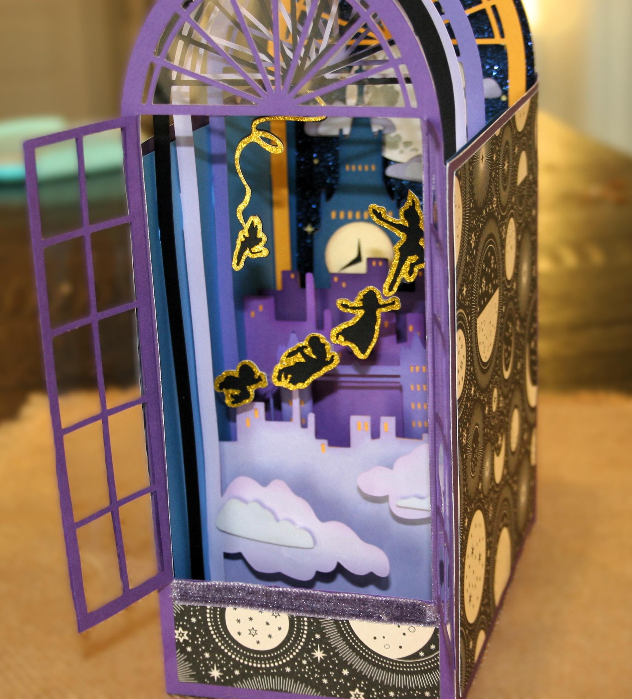 Peter Pan 3D Book Nook SVG File – London Skyline Flying Scene - Etsy