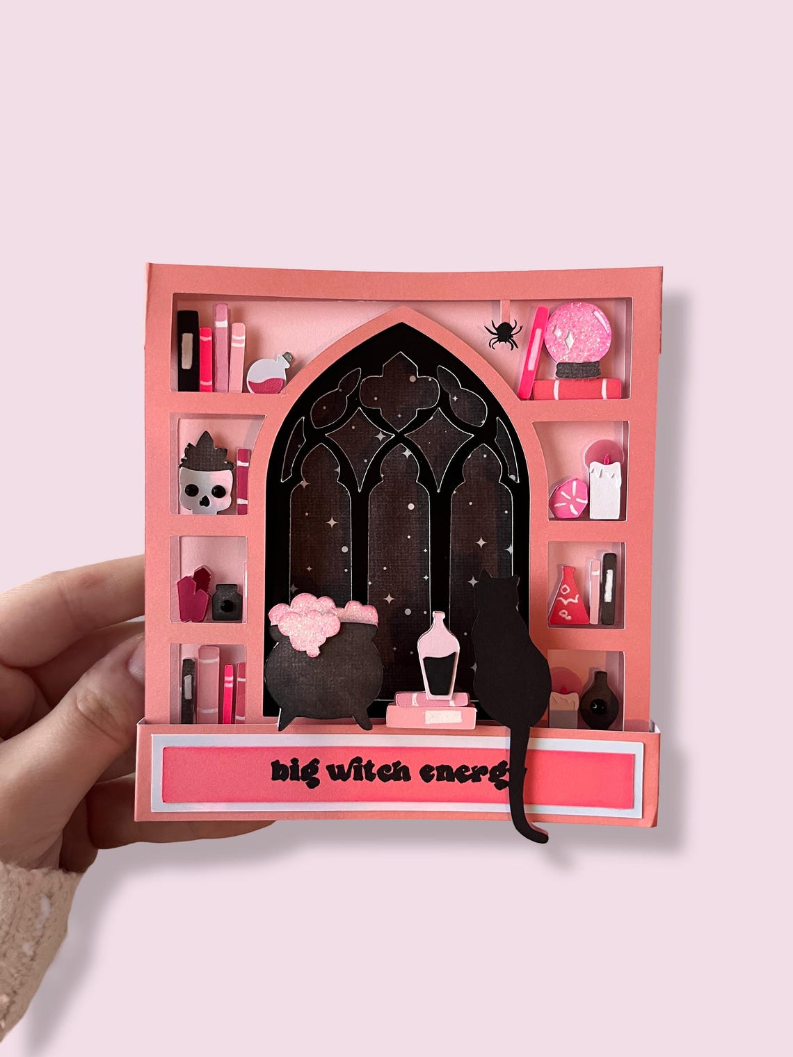 Witchy Window Card SVG Digital Cutting File - Etsy