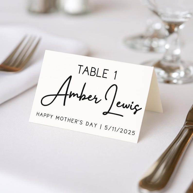 Editable Dinner Menu + Table Setting Template Pack – Canva Download for ...