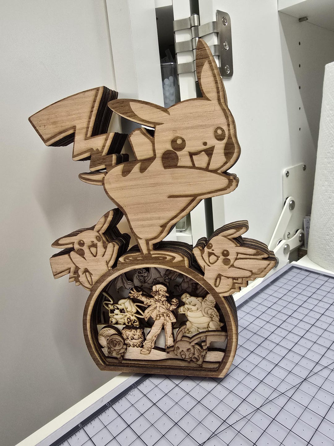 3D Mandala 6-layer Pokemon - Etsy