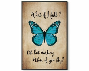 Oh but What If You Fly Print | Etsy