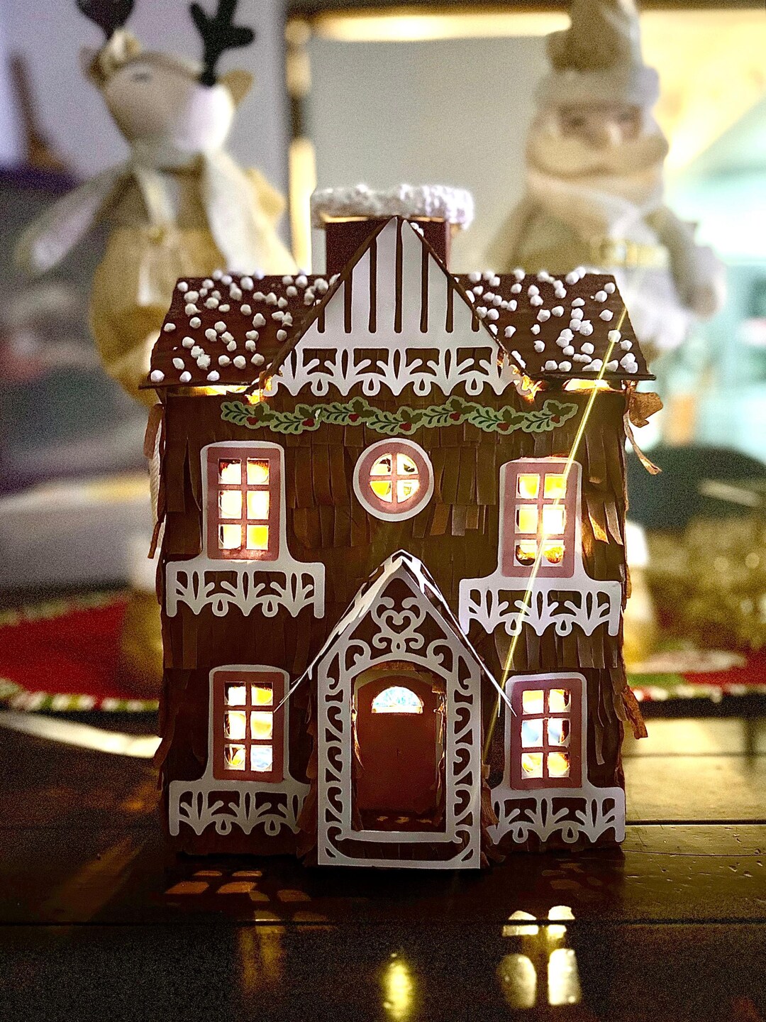 DIY Christmas Piñata House Kit – Build Your Own Gingerbread Piñata ...