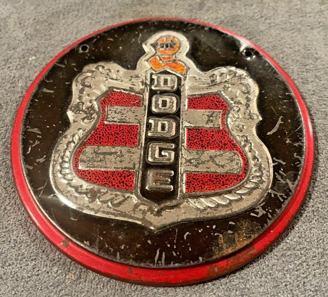 Original 1950's Wheaties Car Emblem Dodge--2627.23 - Etsy