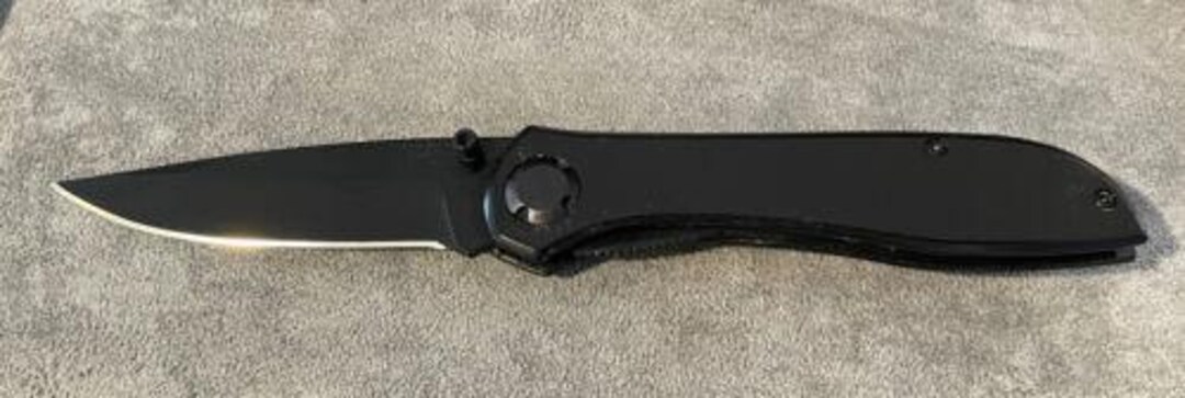 Frost Barracuda Tactical Stealth Viper Single Blade Tactical Folder ...