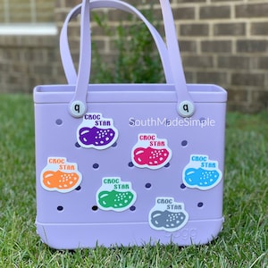 Croc Star Bogg Bag Charm, Bogg Bag Buttons, Bogg Bag Accessories, Bogg ...