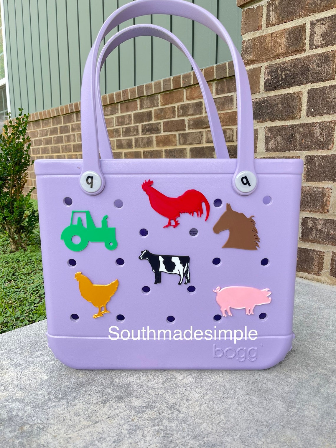 Farm Animal Themed Bogg Bag Tags, 3D Printed Water Resistant Bogg Bag ...