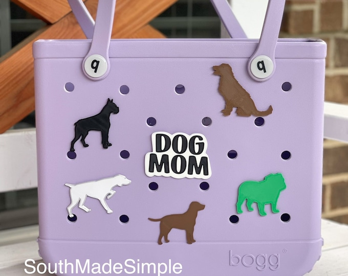 Dog Mom Bogg Bag Button, Dog Bogg Bag Charms, Beach Bag Charm, Bogg Bag ...