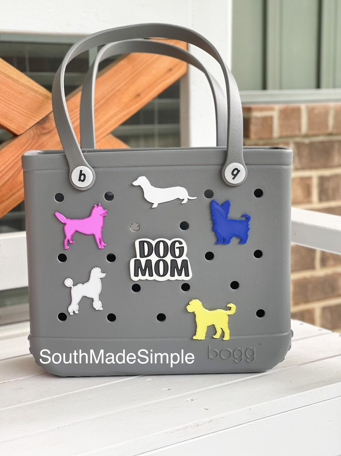 Dog Mom Bogg Bag Button Dog Bogg Bag Charms Beach Bag Charm - Etsy