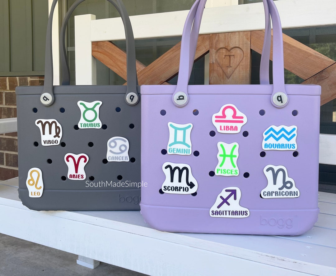 Zodiac Astrology Sign Bogg Bag Charm, Bogg Bag Buttons, Bogg Bag ...