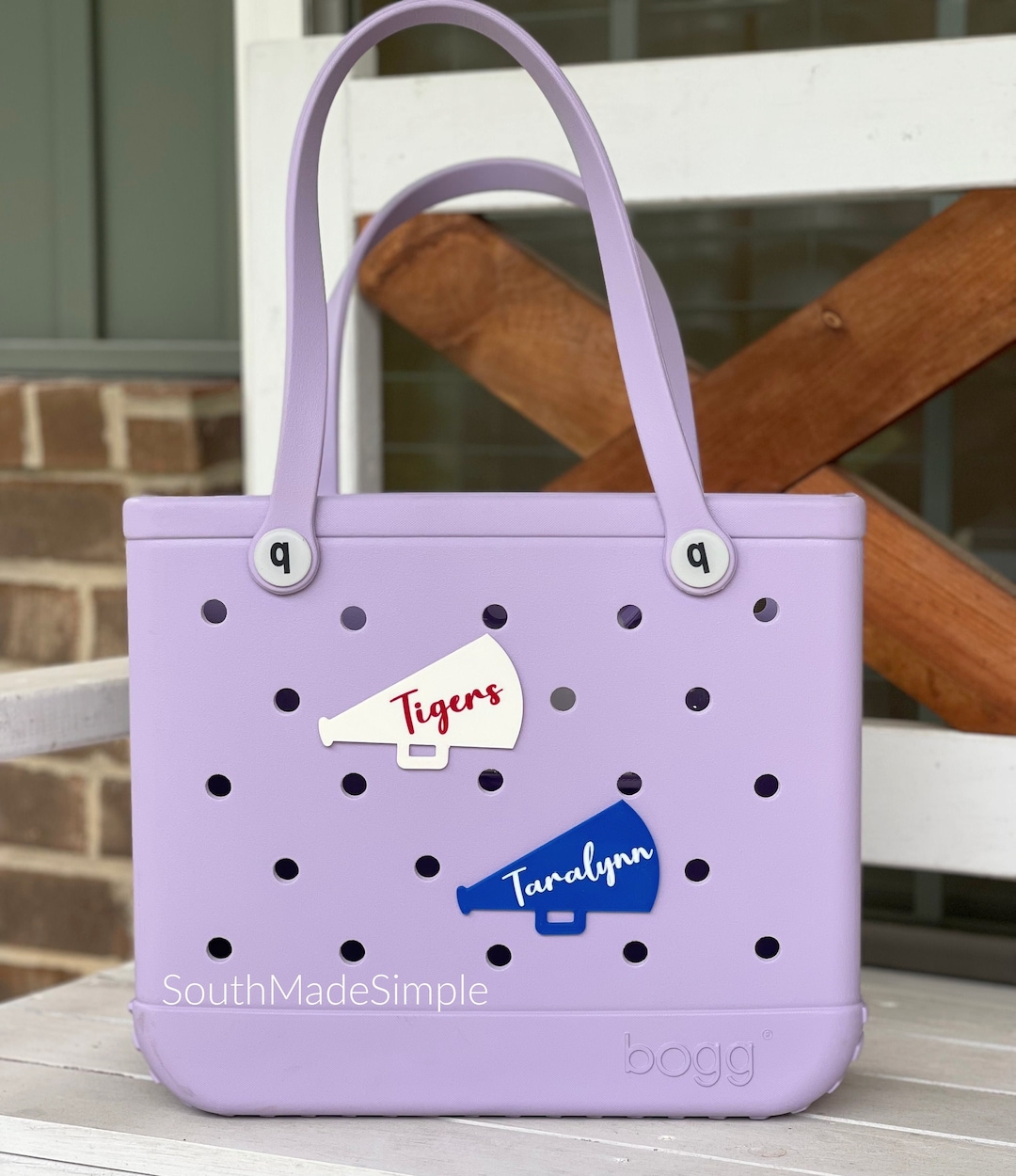Cheerleader Megaphone Bogg Bag Charm, Bogg Bag Buttons, Bogg Bag ...