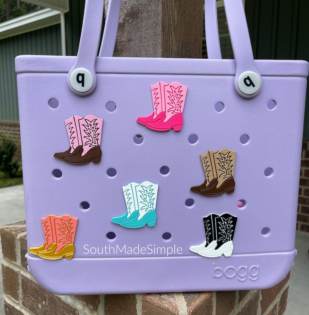 Cowboy Cowgirl Boot Bogg Bag Charms, Bogg Bag Accessories, Bogg Bag ...