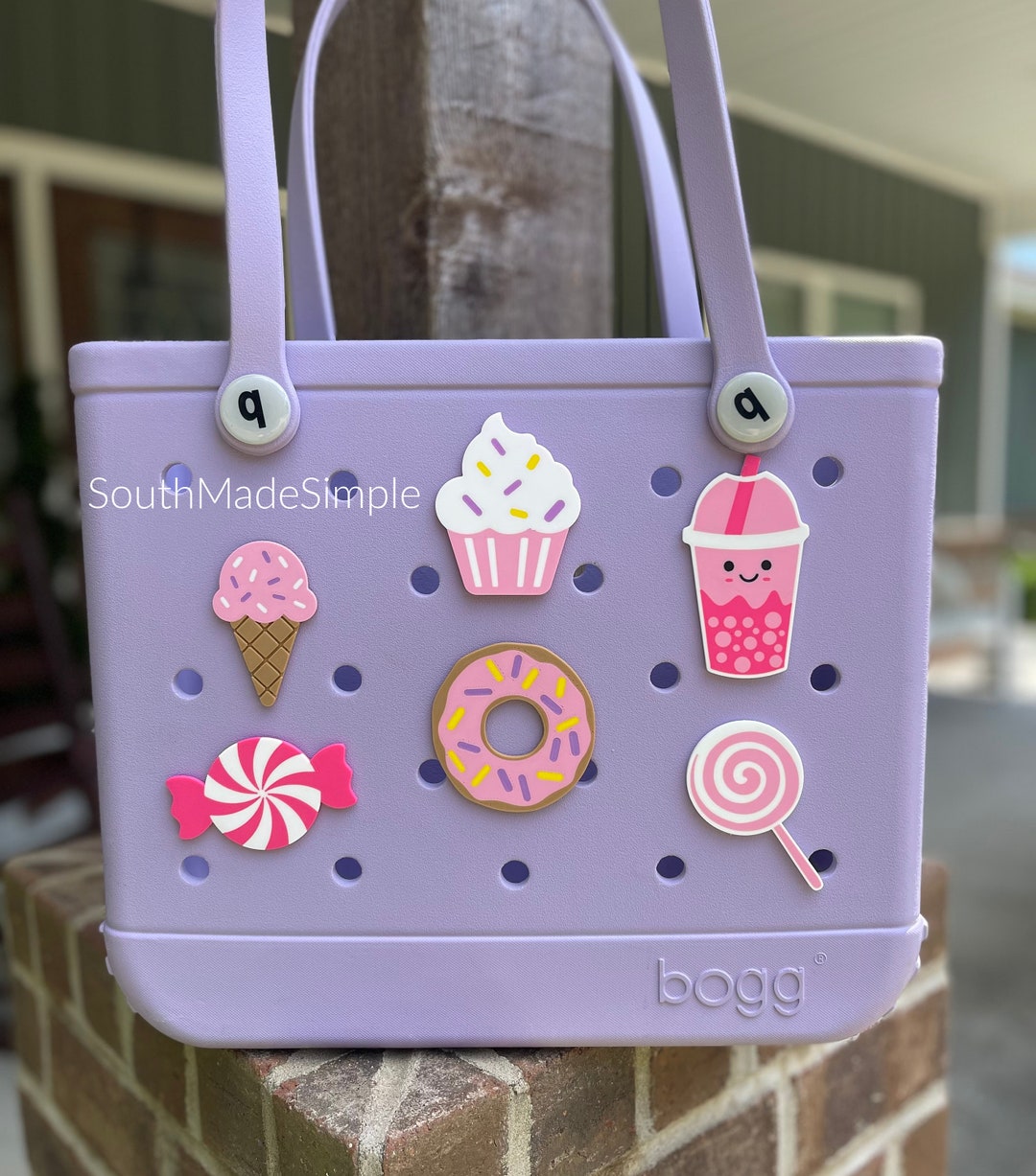 Candy Sweets Bogg Bag Charm, Cupcake Bogg Bag Charm, Boba Tea Bogg Bag Charm, Bakery Bogg Bag ...