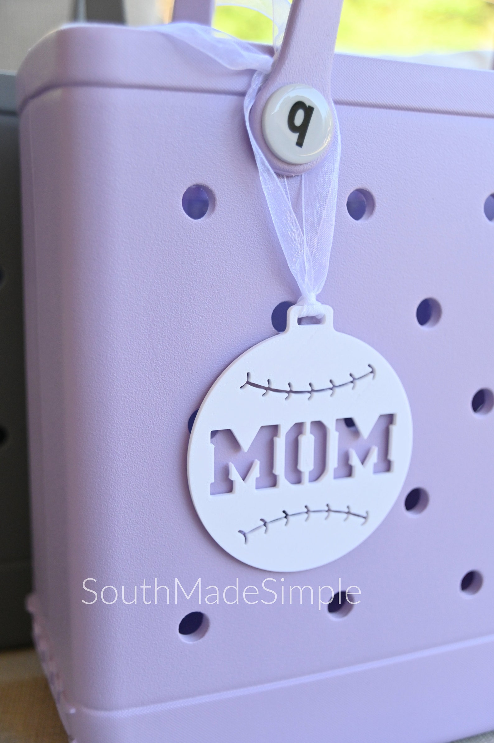 Baseball Softball Mom 3D Printed Bag Tag for Bogg Bags Water | Etsy