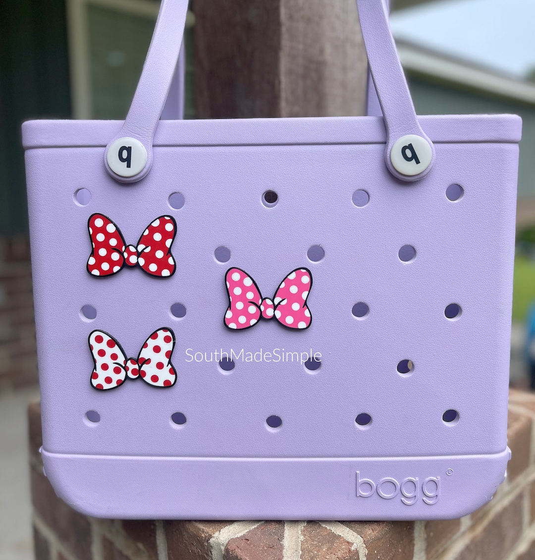 Minnie Bow Bogg Bag Charms, Bogg Bag Buttons, Bogg Bag Accessories ...