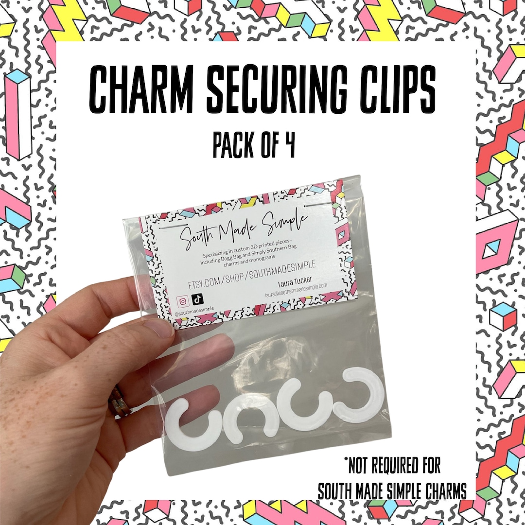 South Made Simple Bogg Bag Charm Securing Clips - Etsy