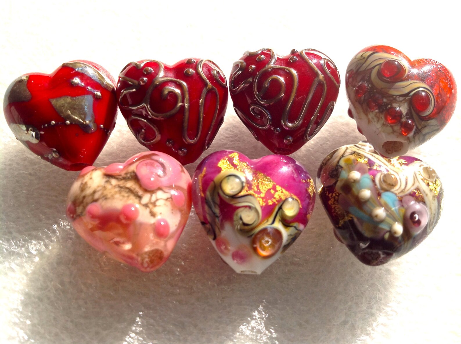 Fancy Heart Pendulums - Custom Order - Etsy