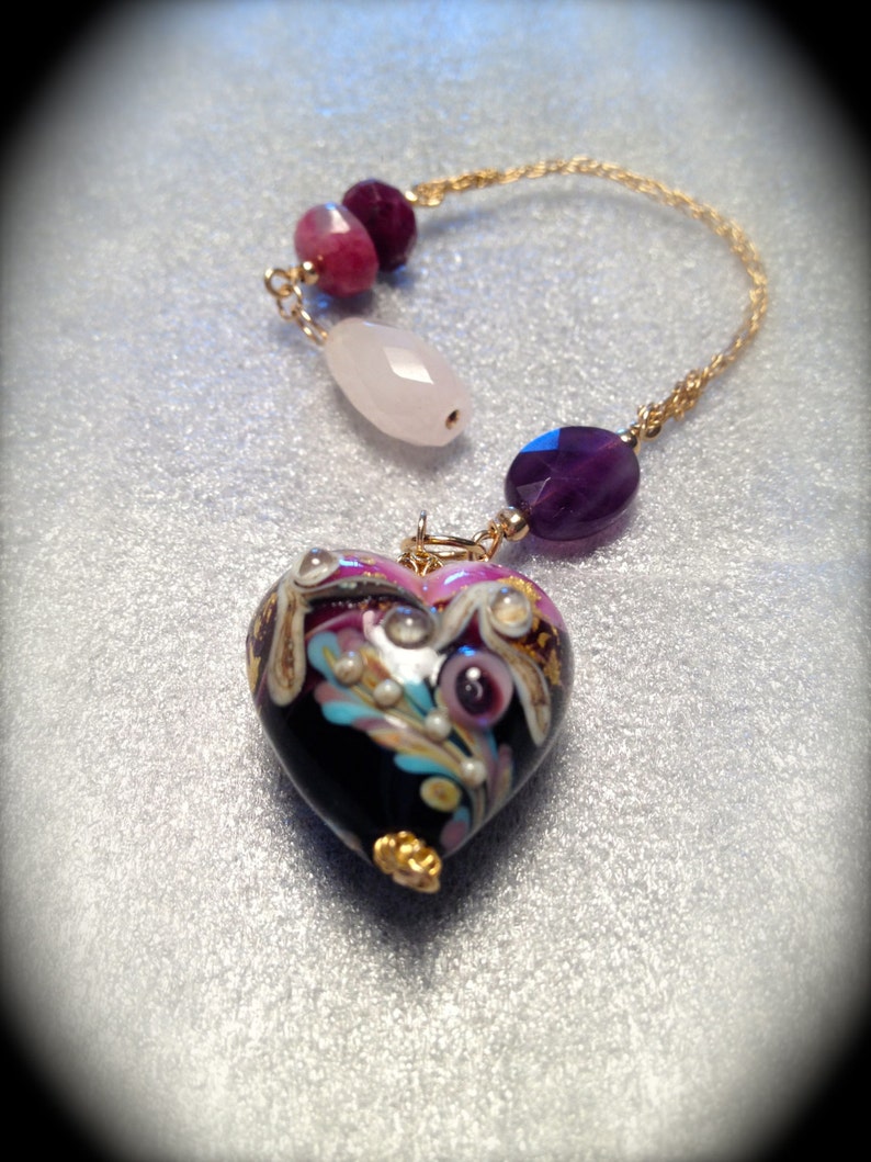 Fancy Heart Pendulums - Custom Order - Etsy
