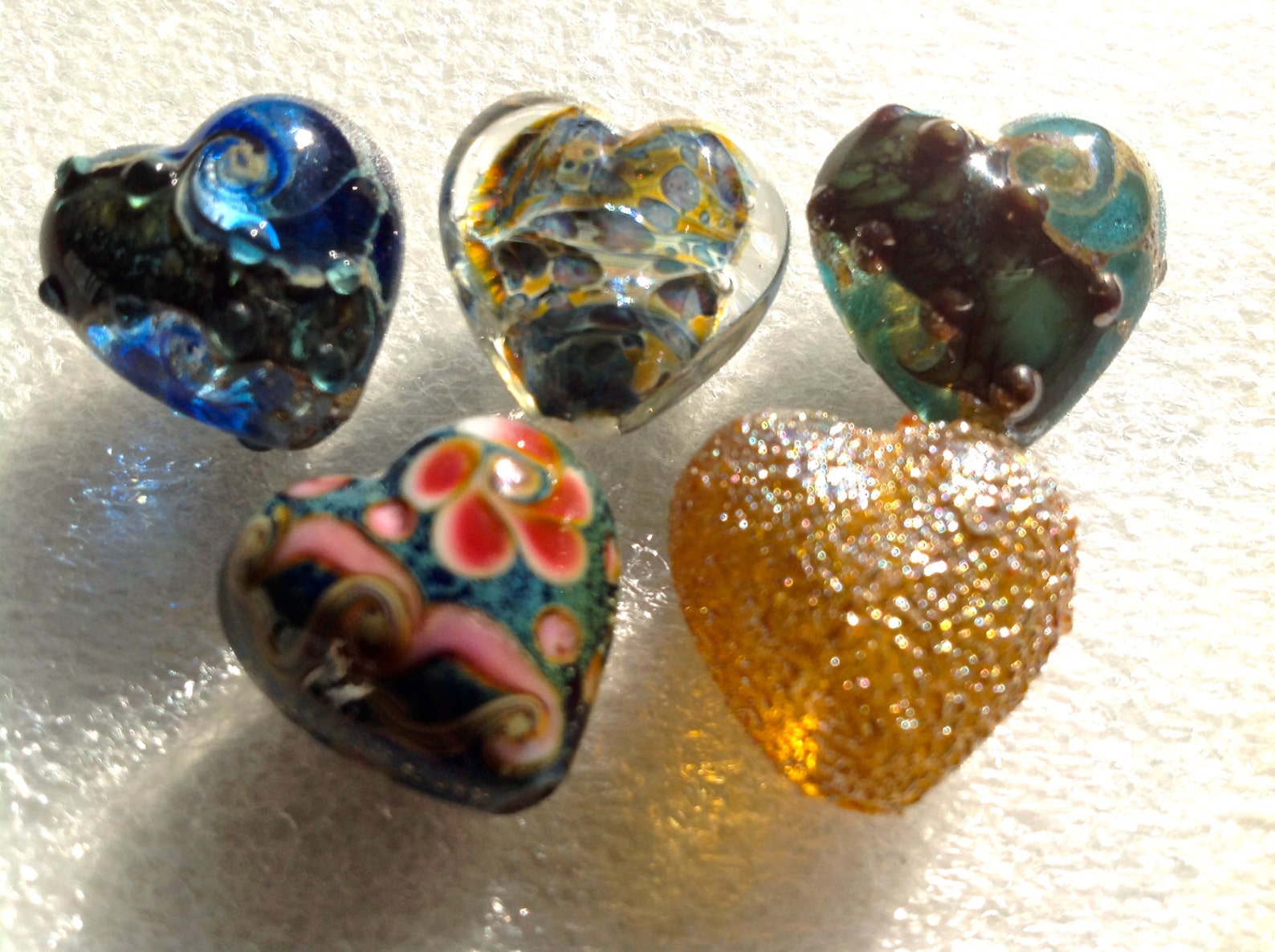 Fancy Heart Pendulums - Custom Order - Etsy