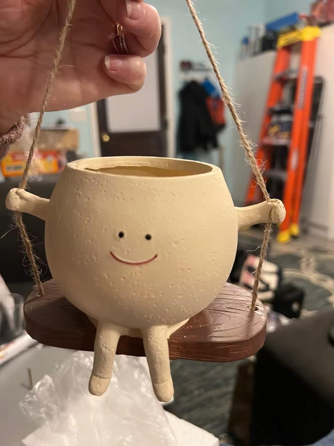 Hanging Smiley Character Planter – Cute Garden Decor - Etsy