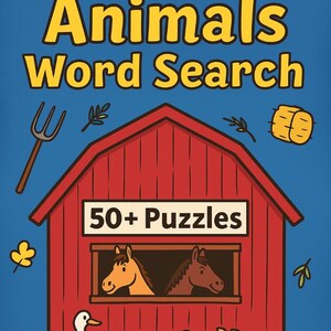 Farm Animals Word Search – 50+ Printable Puzzles for Kids & Adults ...