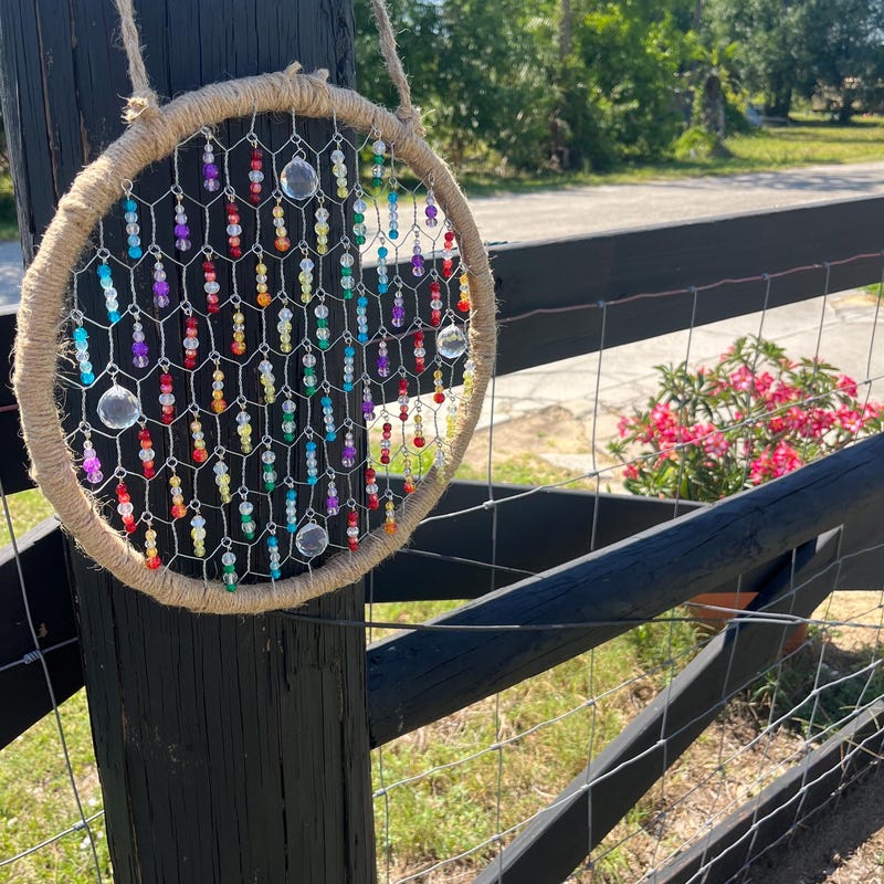 Chicken Wire Suncatcher - Etsy