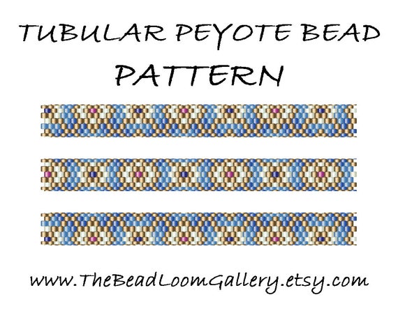 Tubular Peyote Bead PATTERN Vol. 16 3 Variations PDF - Etsy