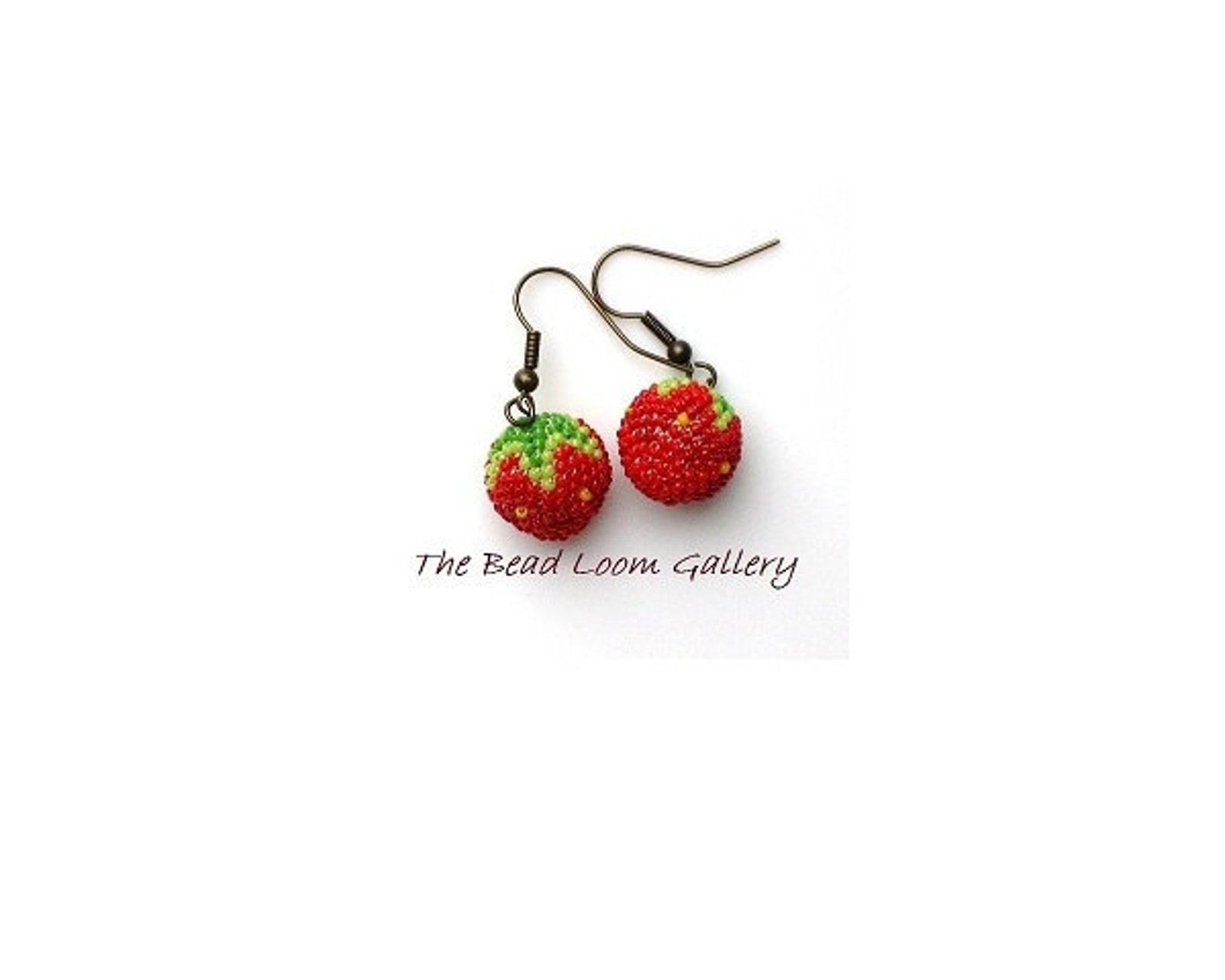 Beaded Bead TUTORIAL - Strawberry - Crochet Seed Beaded Beads - PDF ...