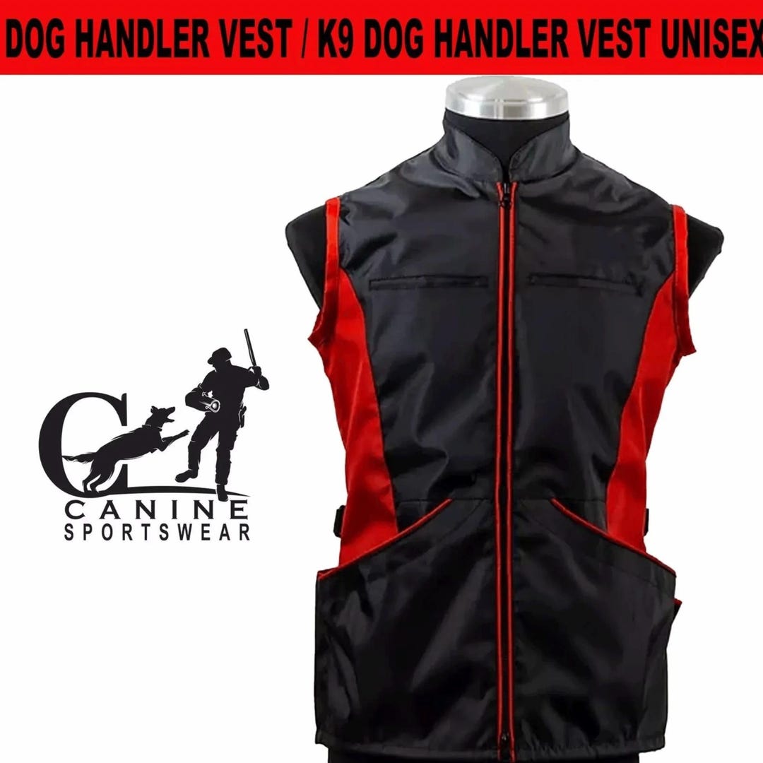 Dog Handler Training Vest: Unisex, Durable, Customizable - Etsy UK