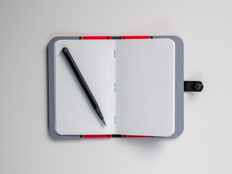 BLACKOUT Notebunker | 3D Printed Pocket Memo Notebook Hardcover - Made ...