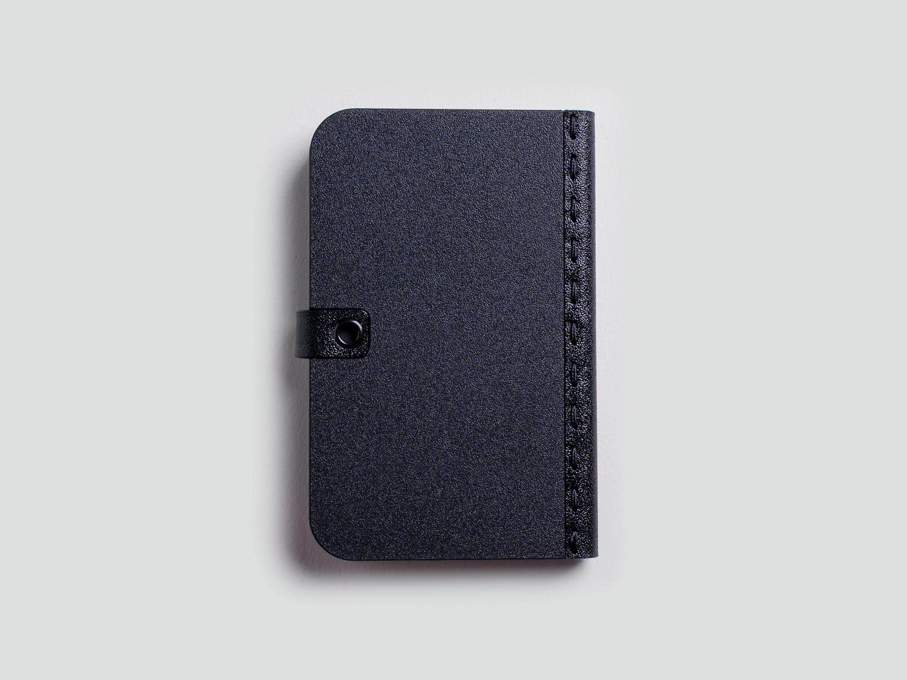 BLACKOUT Notebunker | 3D Printed Pocket Memo Notebook Hardcover - Made ...