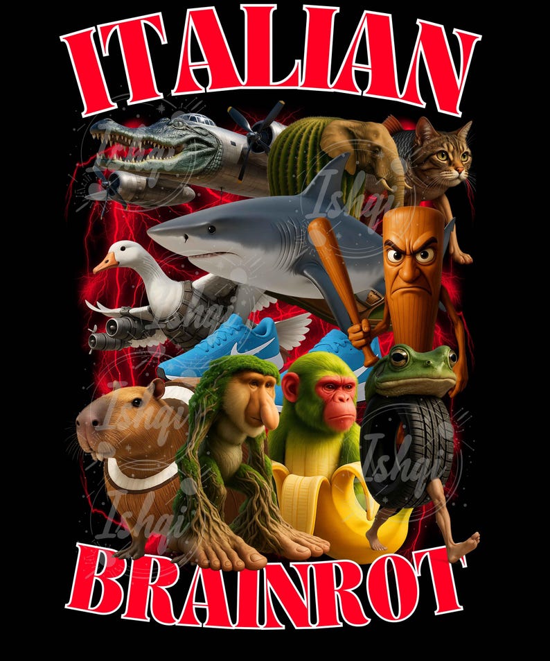 Italian Brainrot PNG Figures - Unique Digital Clipart for Crafts ...