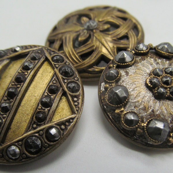 Cut Steel Buttons - Etsy