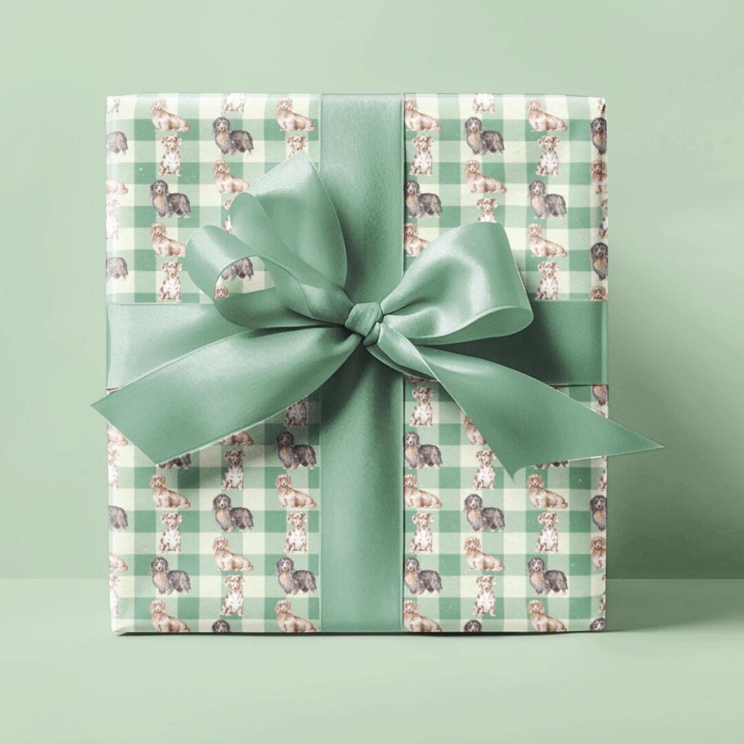 Wiener Dog Wrapping Paper - Etsy