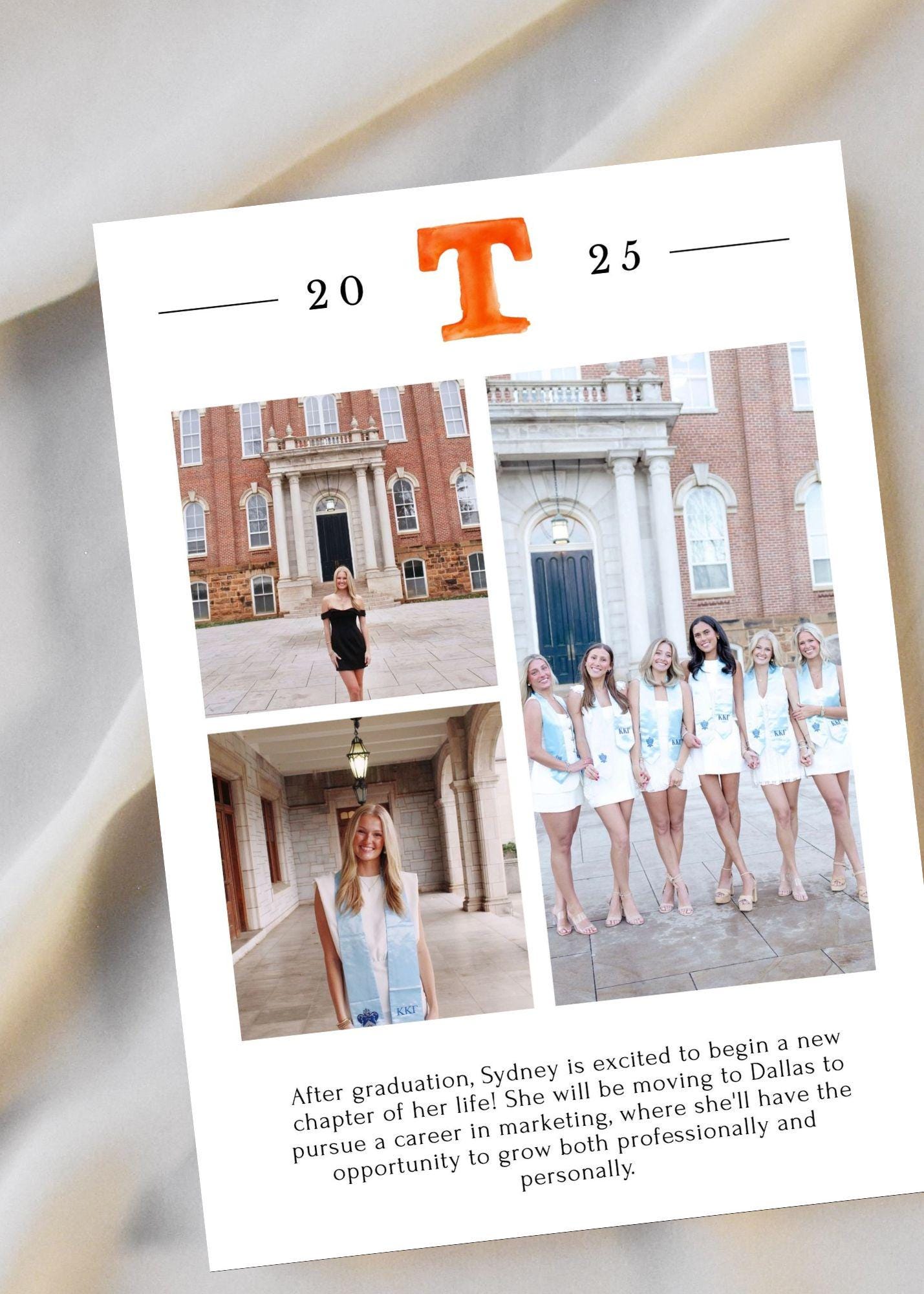 University of Tennessee Graduation Announcement - Customizable ...